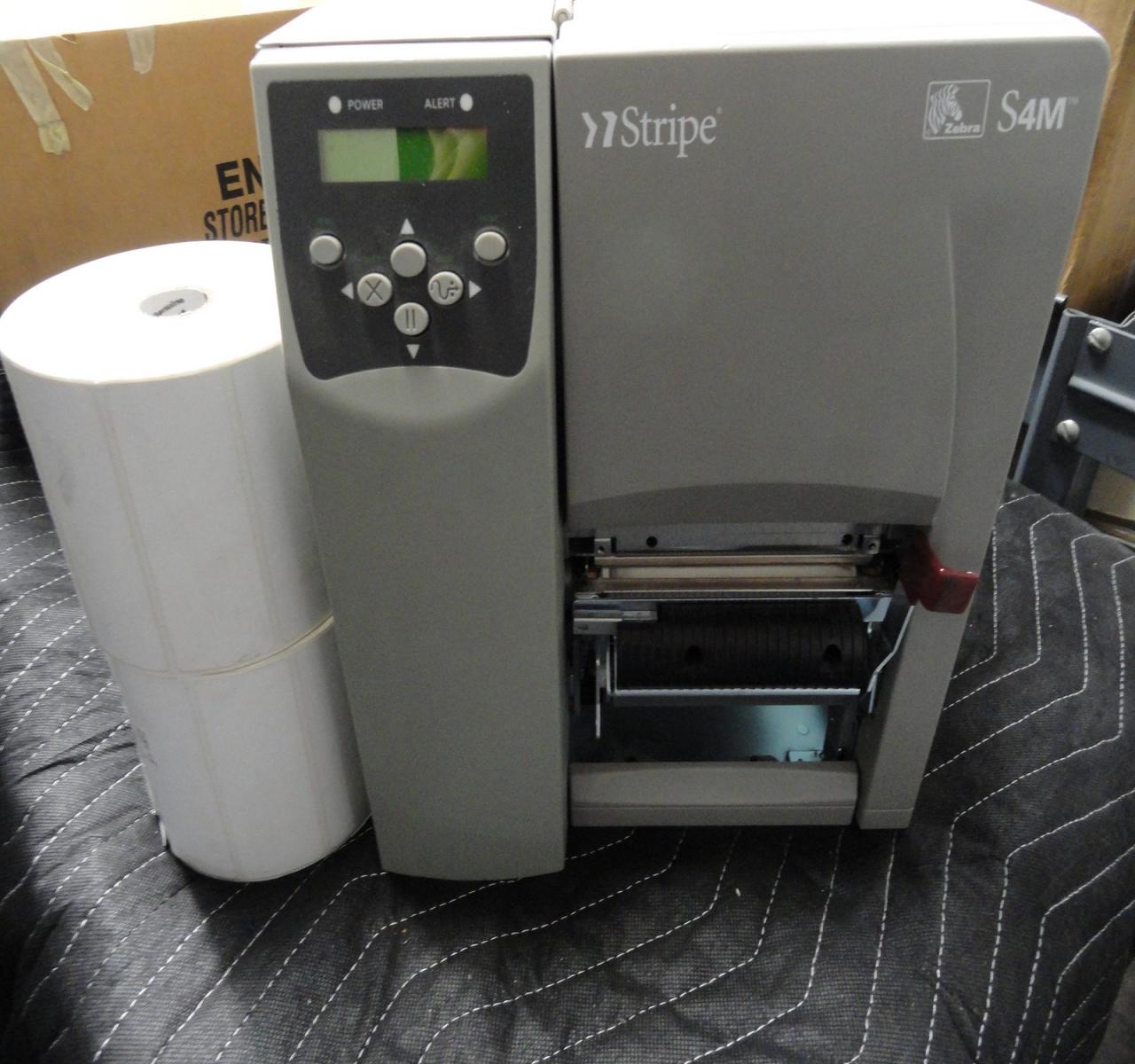 Lot #33: Zebra S4M Direct Thermal/Thermal Transfer Printer - WireBids