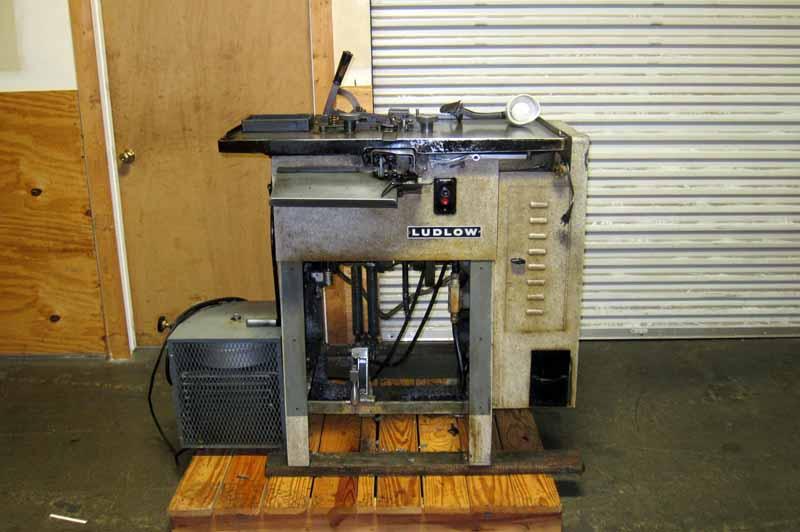 Lot #1: Ludlow Typograph Machine - WireBids