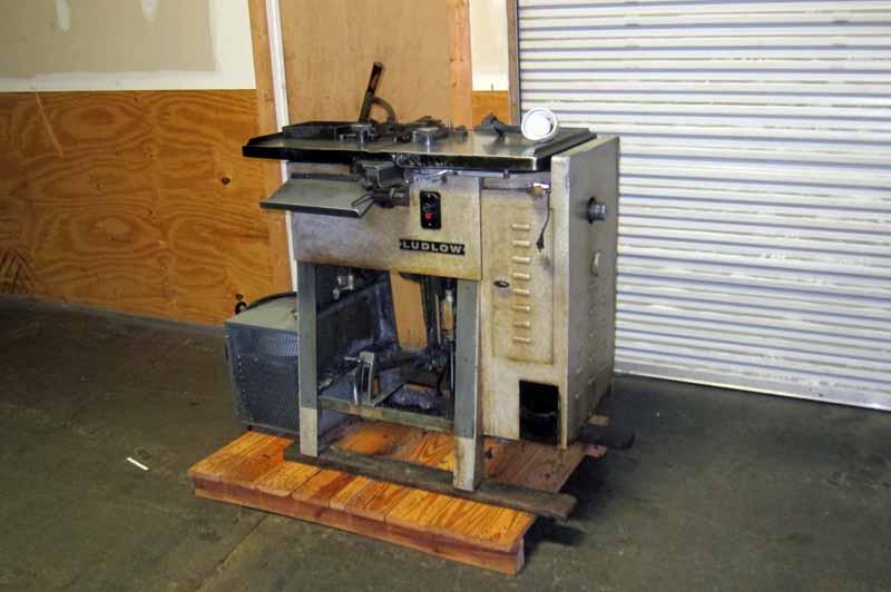 Lot #1: Ludlow Typograph Machine - WireBids