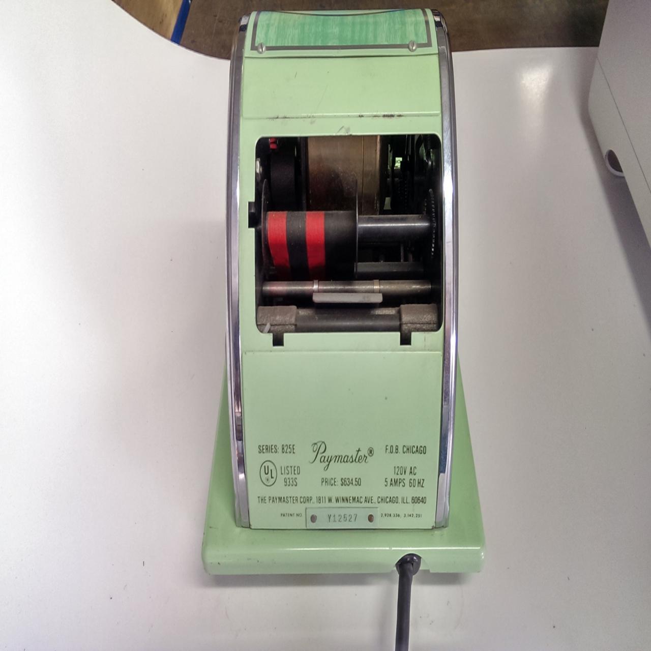 Lot #51: Paymaster 825E Vintage Check Signer / Imprinter - WireBids