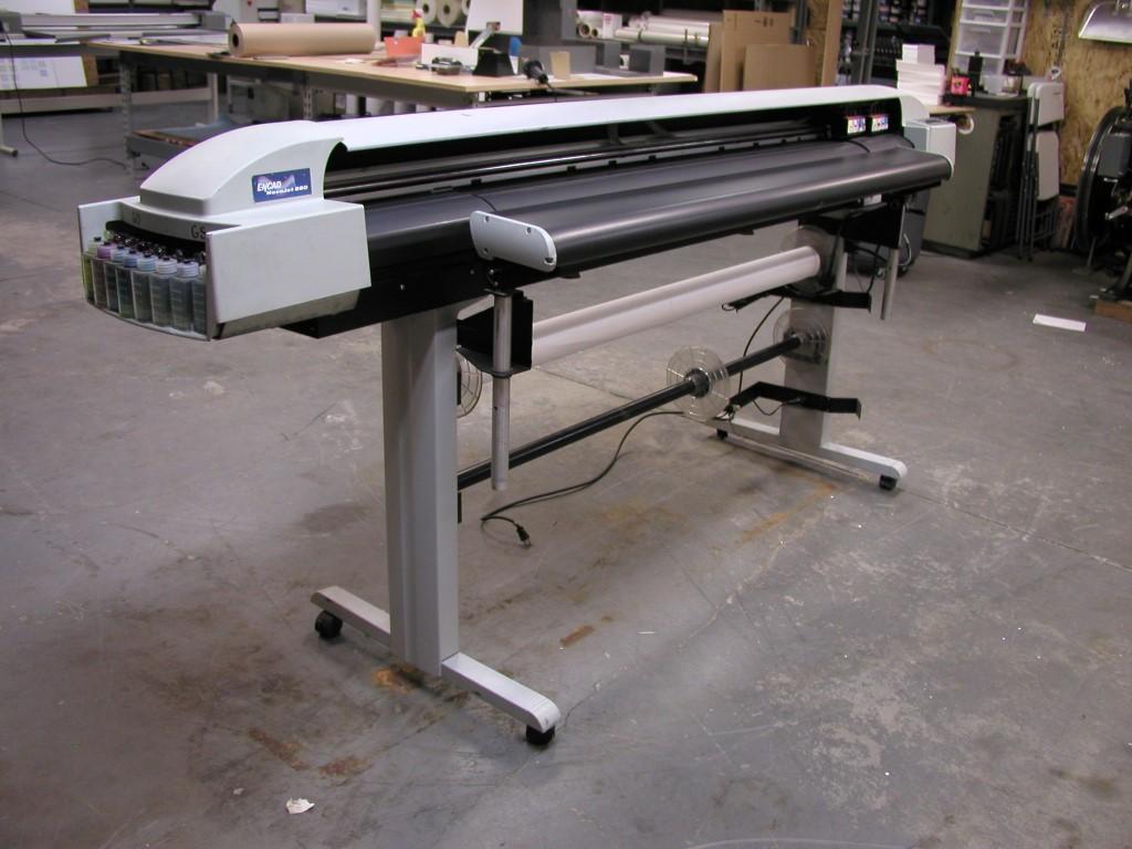 Lot #22: Encad NovaJet 880 60" Wide Format Inkjet Printer - WireBids