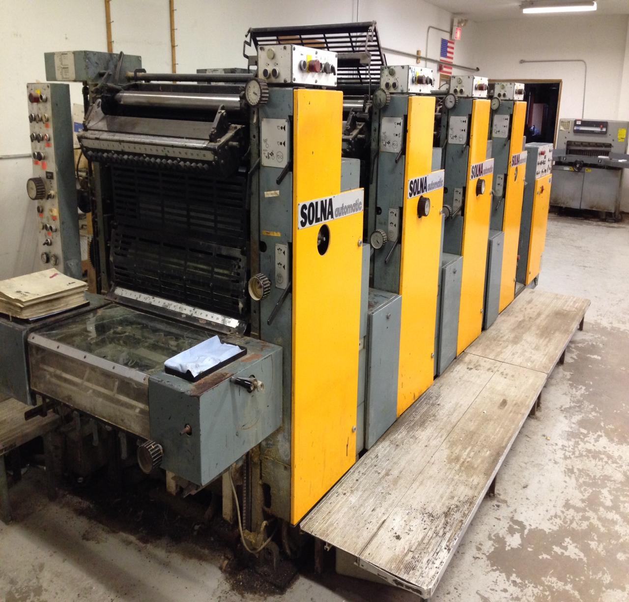 Lot #2: Solna Automatic 464 Offset Press - WireBids
