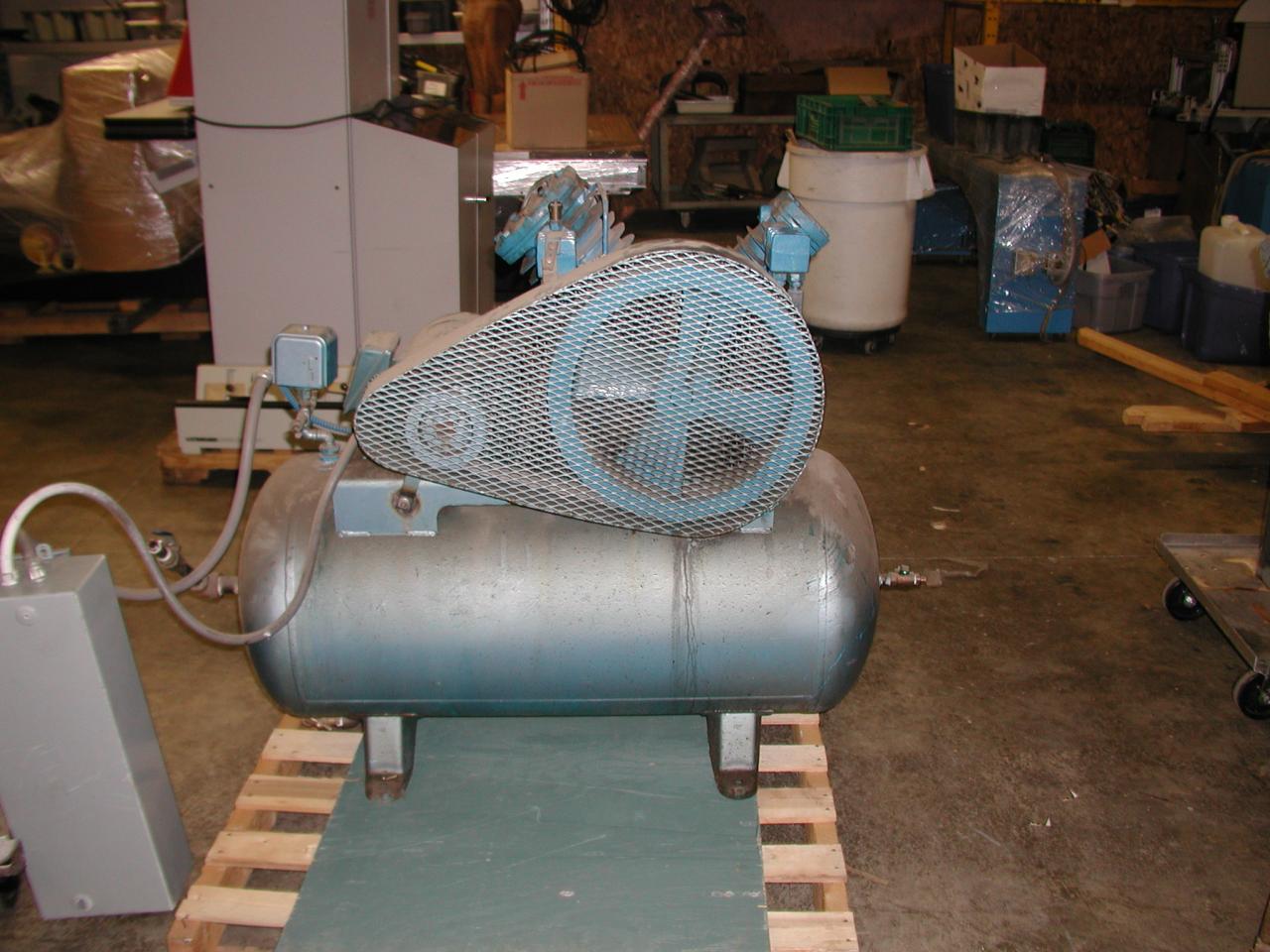 Lot #60: Ingersoll-Rand Type 30 Model 253 - 5 HP Air Compressor with 80 ...
