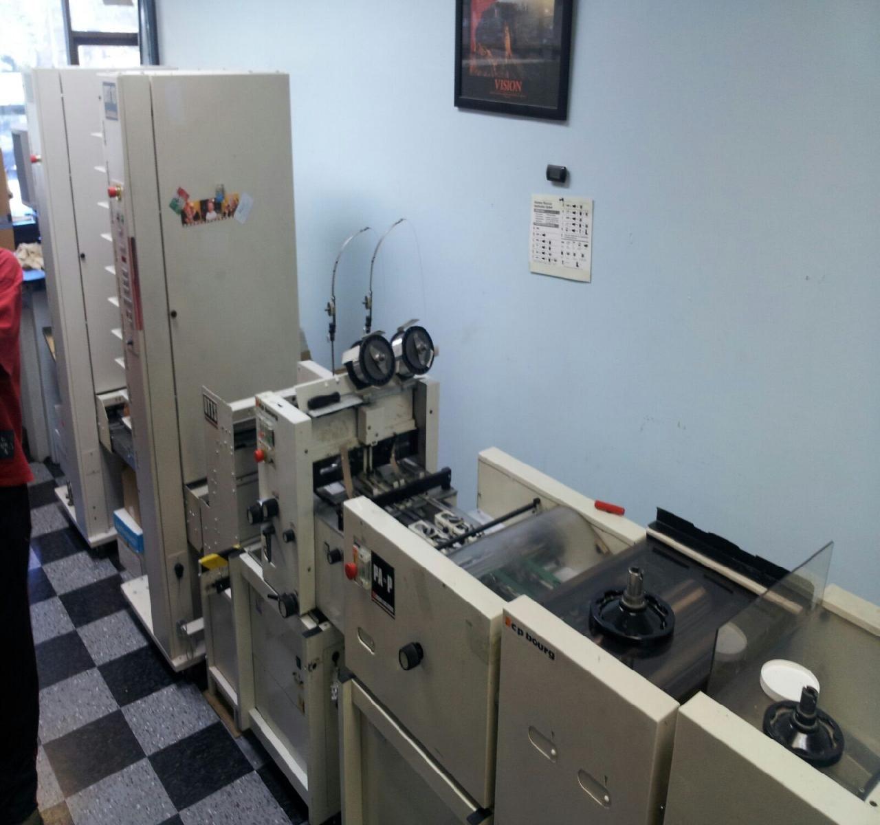 Lot #22: Bourg BST20 Air Feed Two Tower Bookletmaking System - 20 Bins ...
