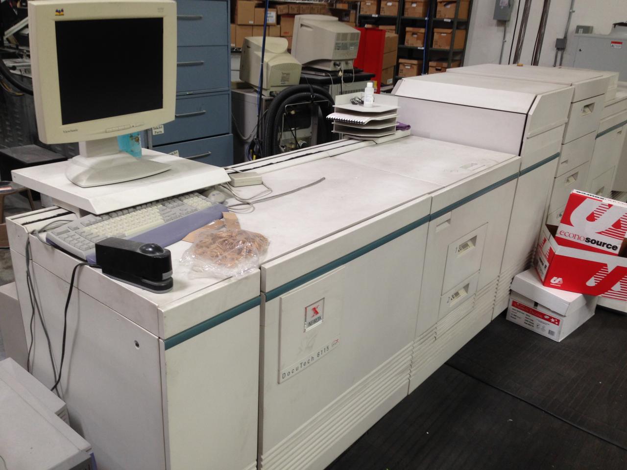 Lot #26: Xerox DocuTech 6115 Production Press - WireBids