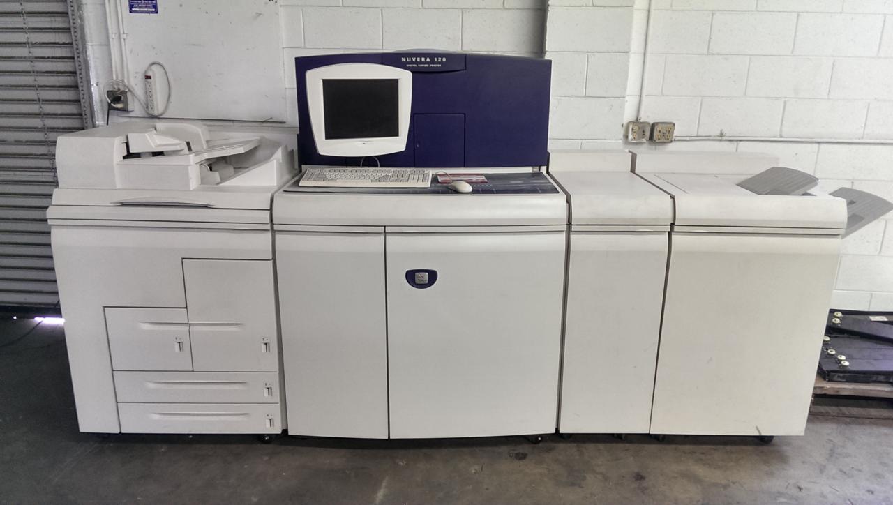 Lot #6: Xerox Nuvera 120 Digital Production Printer - WireBids