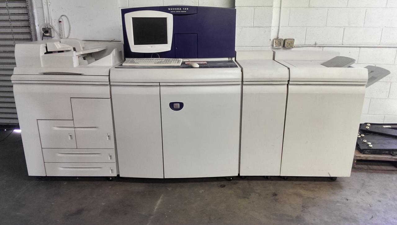 Lot #6: Xerox Nuvera 120 Digital Production Printer - WireBids