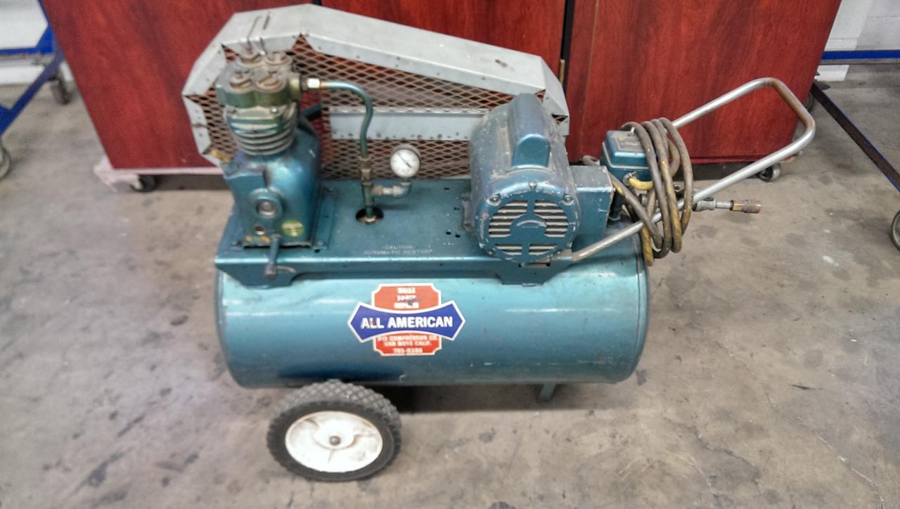 Lot #34: Saylor-Beall All American Air Compressor - WireBids