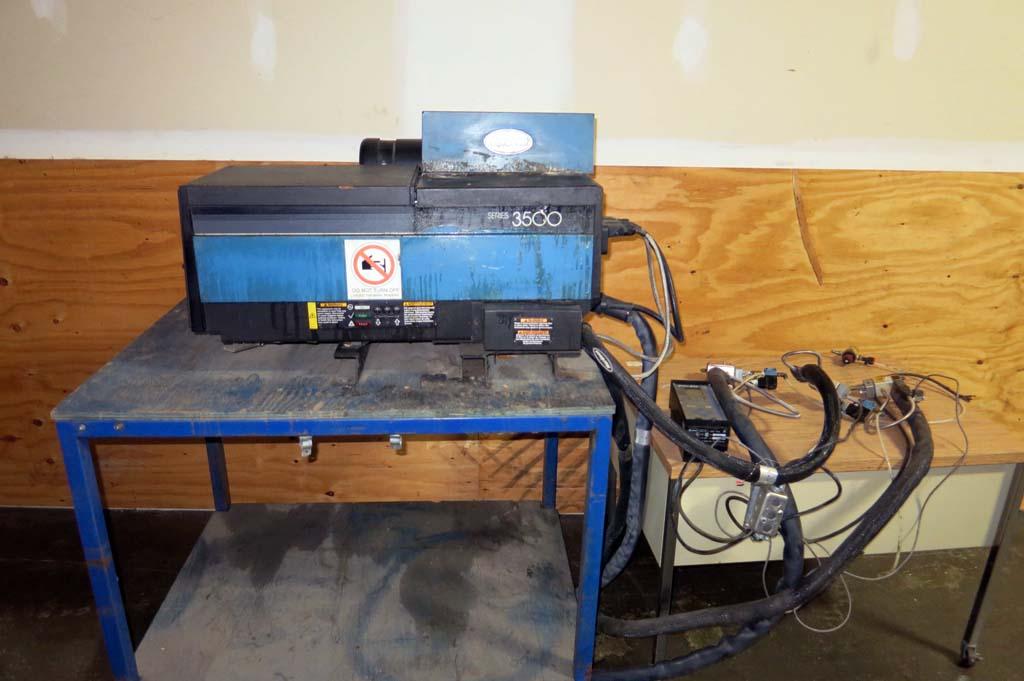 Lot #38: Nordson Hot Melt Glue Unit Model 3500V w/ Three Glue Heads and ...