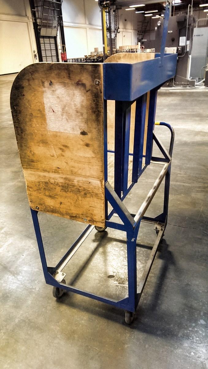 Lot #65: Commercial Rolling Paper Carts (Tri-Sided) - WireBids