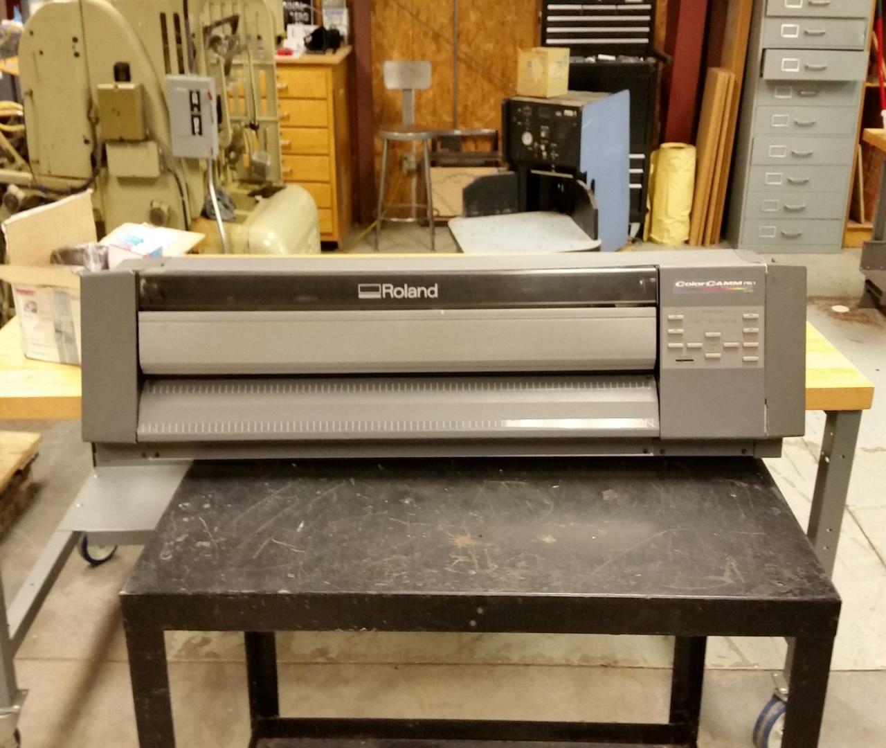 Lot #35: Roland PC 600 Thermal Transfer Printer/Cutter - WireBids