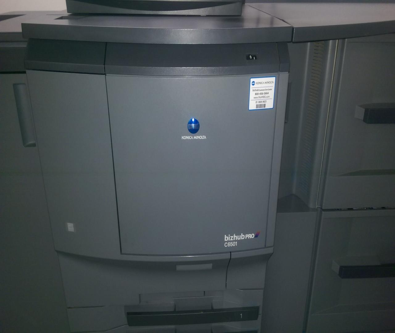Lot #6: Konica Minolta Bizhub PRO C6501 Printer / Copier / Scanner ...