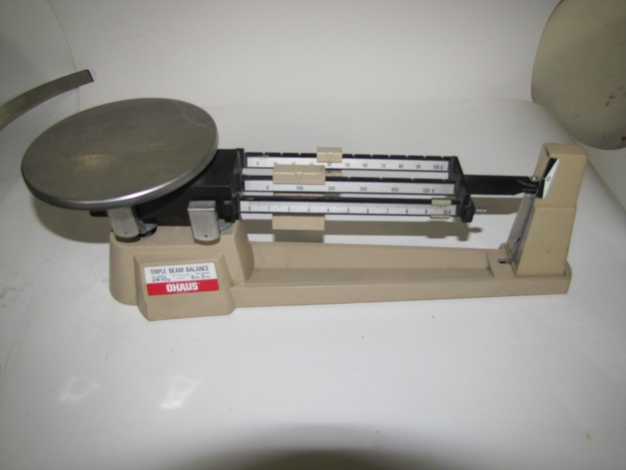 Lot #45: Ohaus 700/800 Triple Beam Balance Scale - WireBids