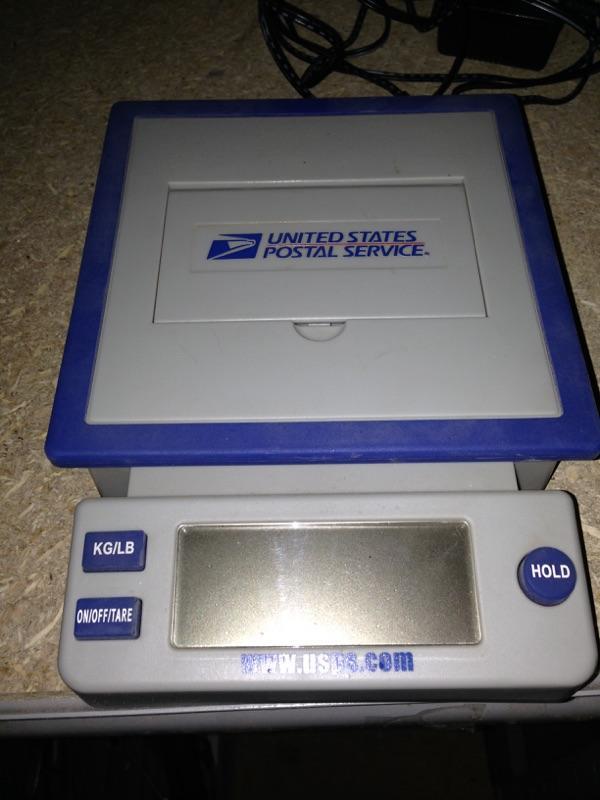 Lot #63: Measurement LTD USPS PS-100 10LB Desk Top Postal Scale - WireBids