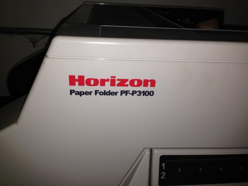 Lot #13: Horizon PF-P3100 Paper Folder - WireBids