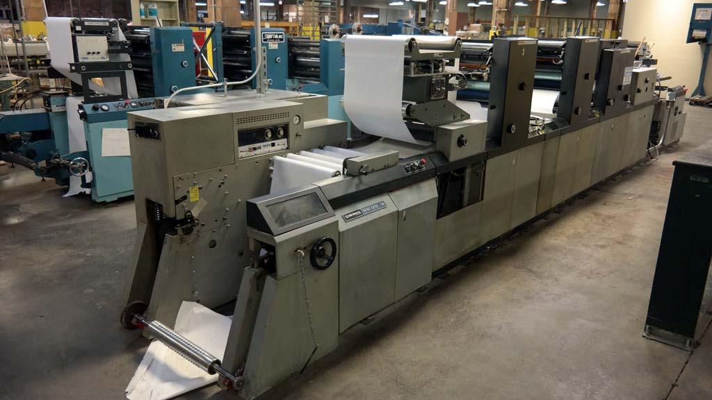 Lot #22: Didde Glaser Apollo D-G 175 B Two Color Web Press - Roll to ...