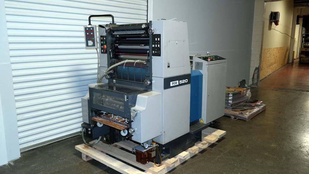Lot #29: Ryobi 520 One Color Offset Printing Press - WireBids