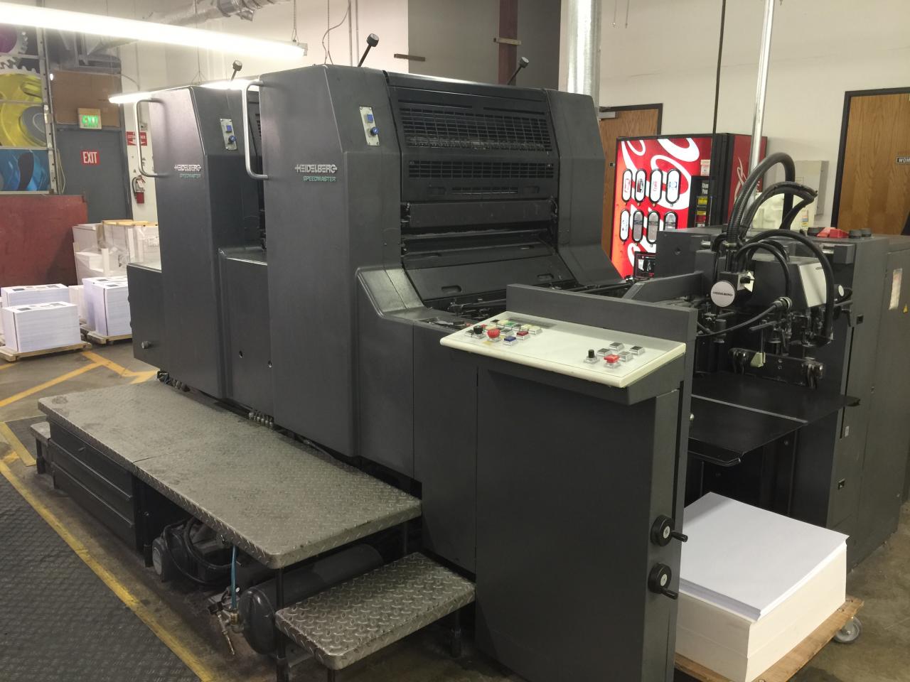 Lot #20: 1995 Heidelberg Two Color Speedmaster SM 74-2 Offset Printing ...