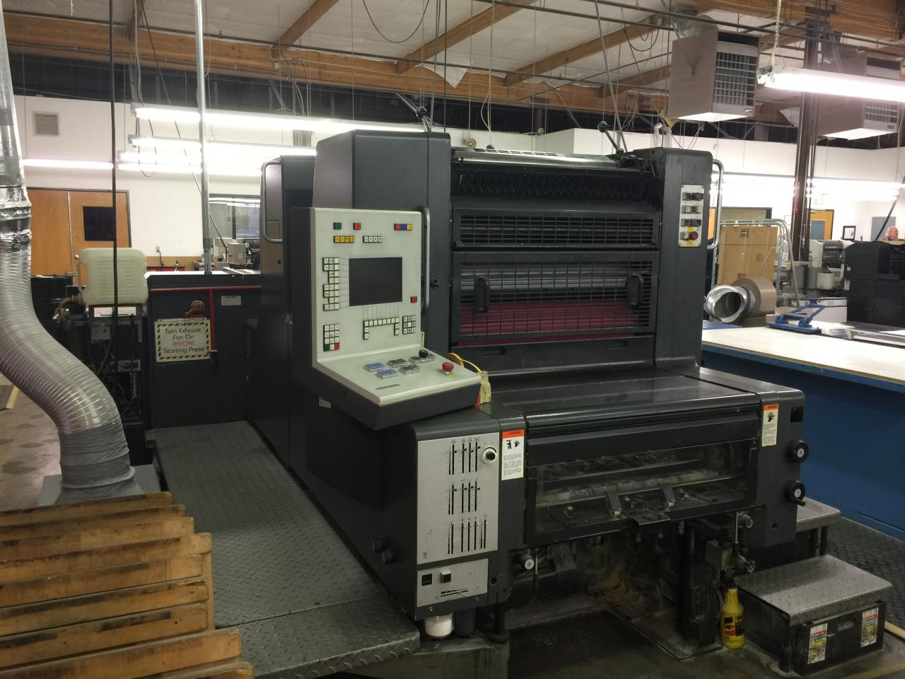 Lot #20: 1995 Heidelberg Two Color Speedmaster SM 74-2 Offset Printing ...