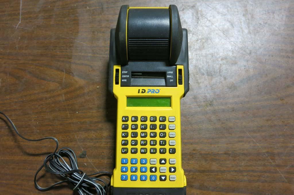 Lot #108: Brady I.D. Pro ID Wire Marker Printer Labeller - WireBids