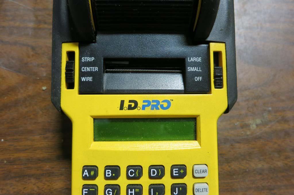 Lot #108: Brady I.D. Pro ID Wire Marker Printer Labeller - WireBids