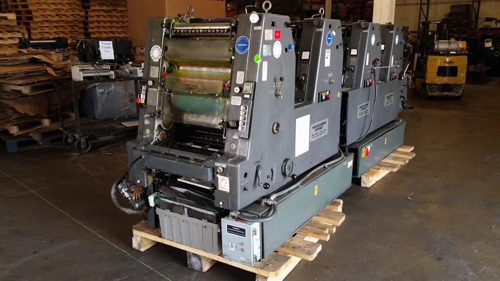 Lot #19: 1980 Heidelberg GTOVP-46 Four Color Offset Printing Press ...