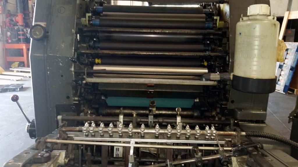 Lot #19: 1980 Heidelberg GTOVP-46 Four Color Offset Printing Press ...