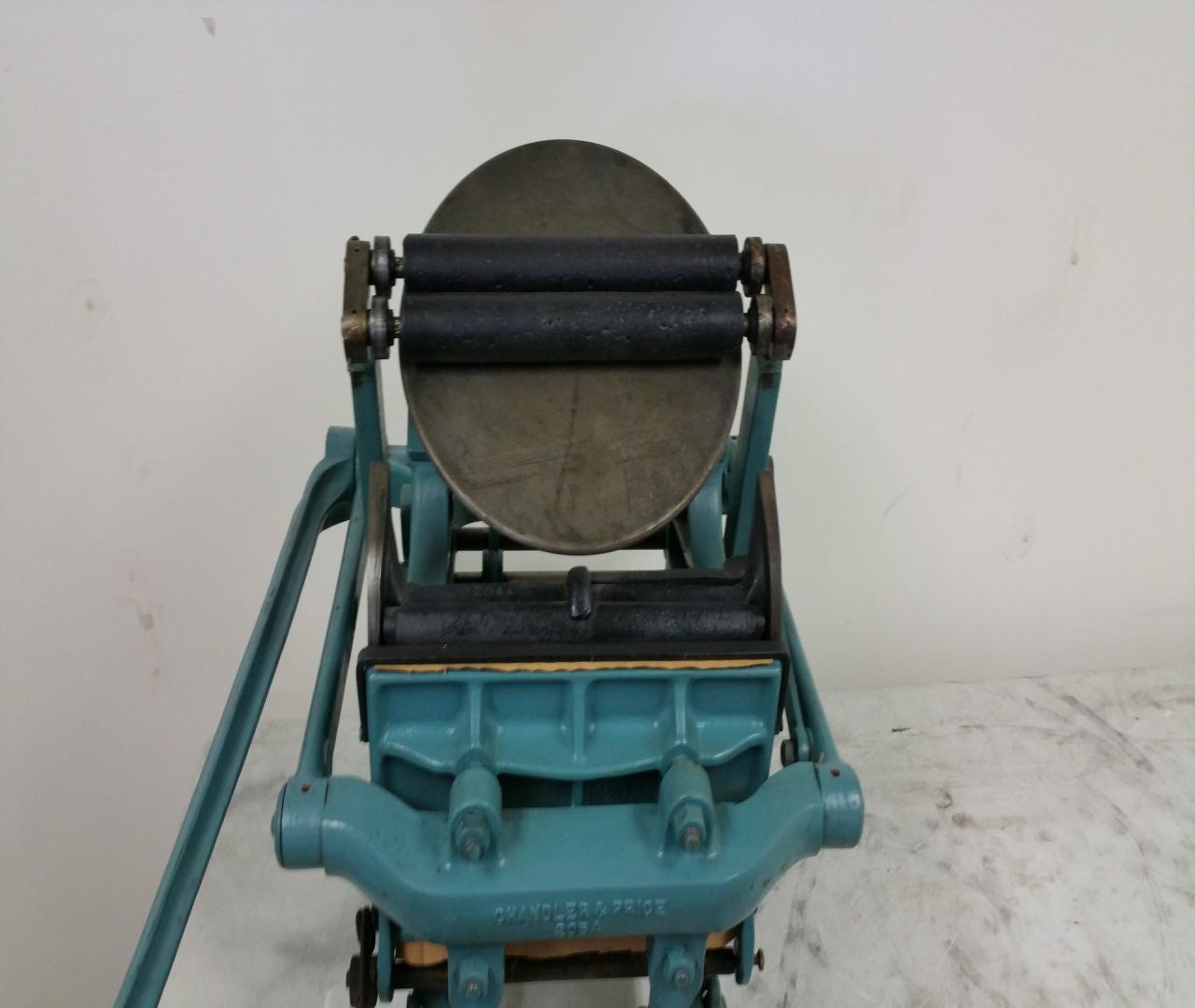Lot #57: Chandler & Price Pilot Press Model 205A - Tabletop Antique ...