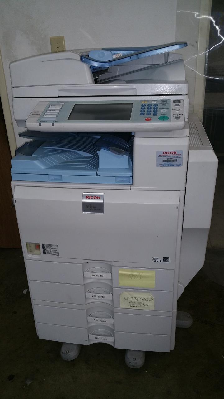 Lot #54: Ricoh Aficio MP5000 Photocopier - WireBids