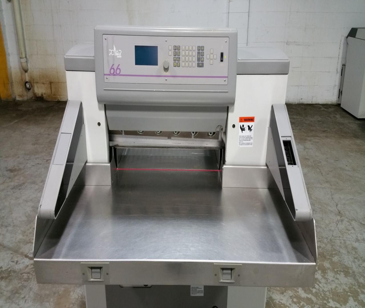Lot #9: Polar Mohr 66E Fully Programmable - 26.4" Paper Cutter - WireBids