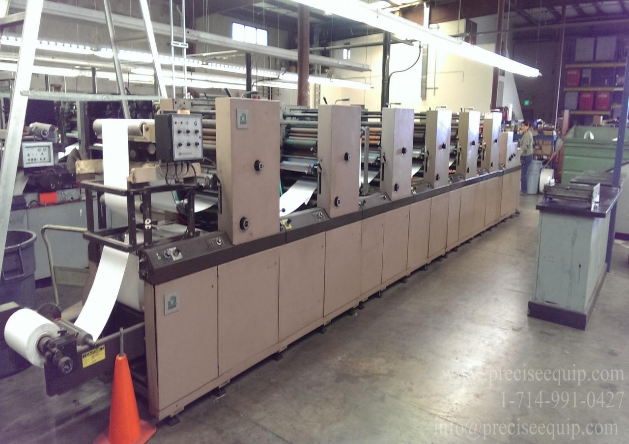 Lot #16: Didde MiniCom 6-Color Web Press (Working Great) - WireBids
