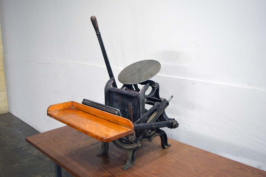 Lot #95: Chandler & Price Table Top Pilot Press - WireBids