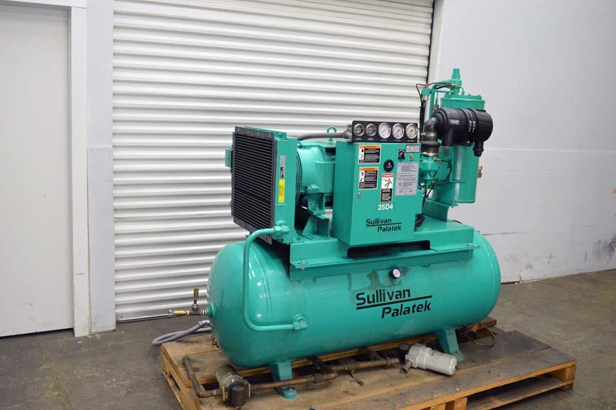 Lot #23: Sullivan Palatek 25HP Air Compressor - WireBids