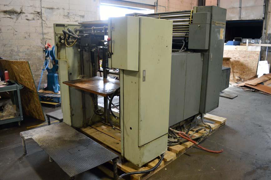 Lot #44: Harris H36B 36" Offset Printing Press - WireBids