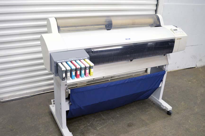 Lot #112: Epson Stylus Pro 9600 - 44" Wide-Form Ink-Jet Printer - WireBids