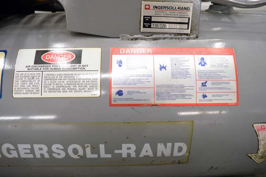 Lot #161: INGERSOLL-RAND T10 Air Compressor - WireBids