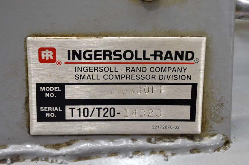 Lot #161: INGERSOLL-RAND T10 Air Compressor - WireBids