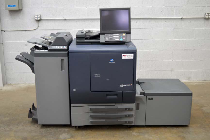 Lot #4: Konica Minolta Bizhub Digital Press C6000 - ONLY 822K Clicks ...
