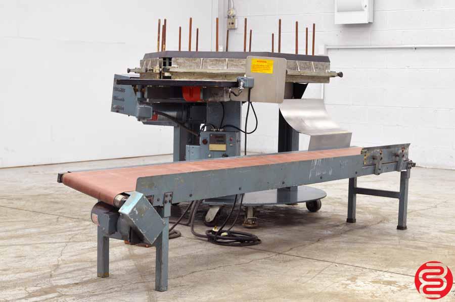 Lot #11: Brackett CPM1C 6 Clamp Circular Automatic Padding Machine with ...