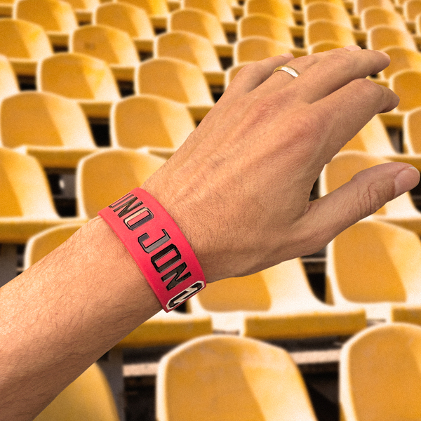 One Inch Wide Custom Silicone Wristbands