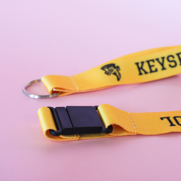 Polyester Lanyard With Key Ring & Safety Breakaway Mechanism ...