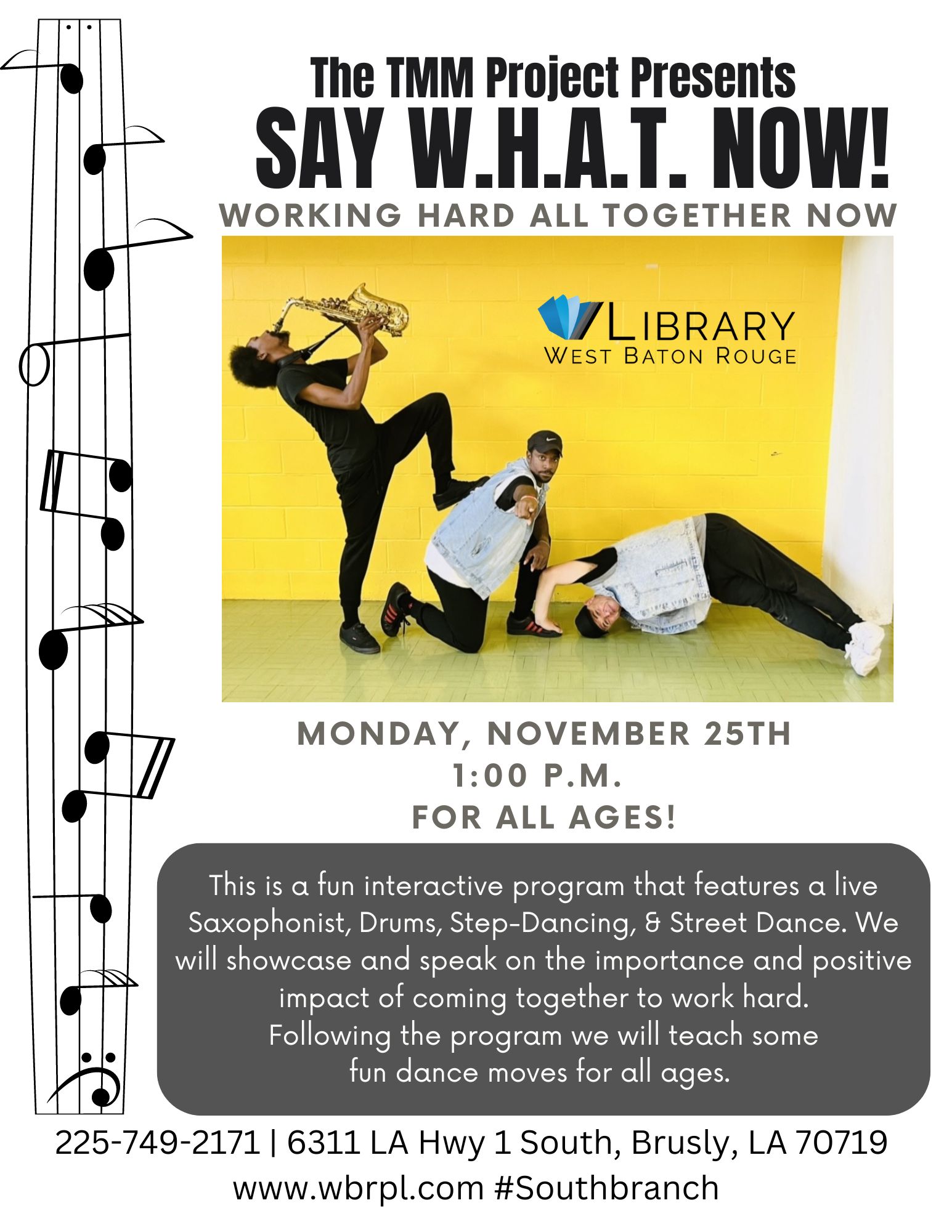 Events from November 19th – December 12th – West Baton Rouge Parish Library