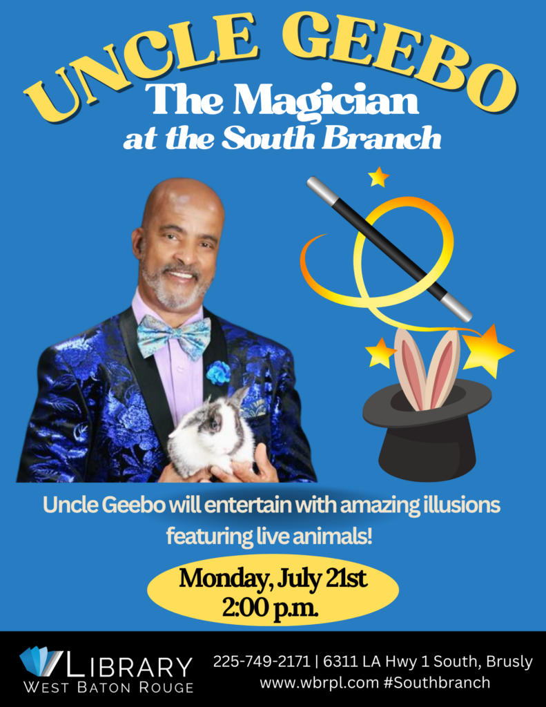 Events from June 3rd – June 9th – Page 3 – West Baton Rouge Parish Library