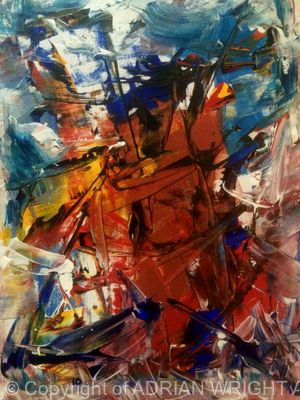 THE RED EARTH - ACRYLIC ON CANVAS