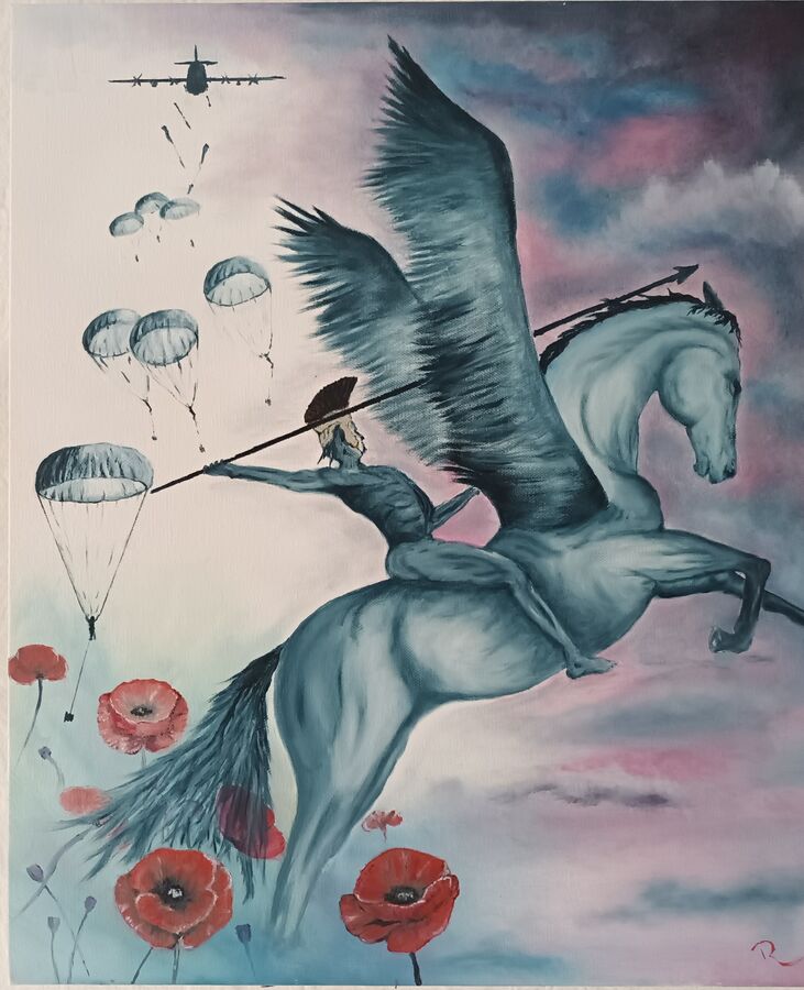 Every man an Emperor - oil