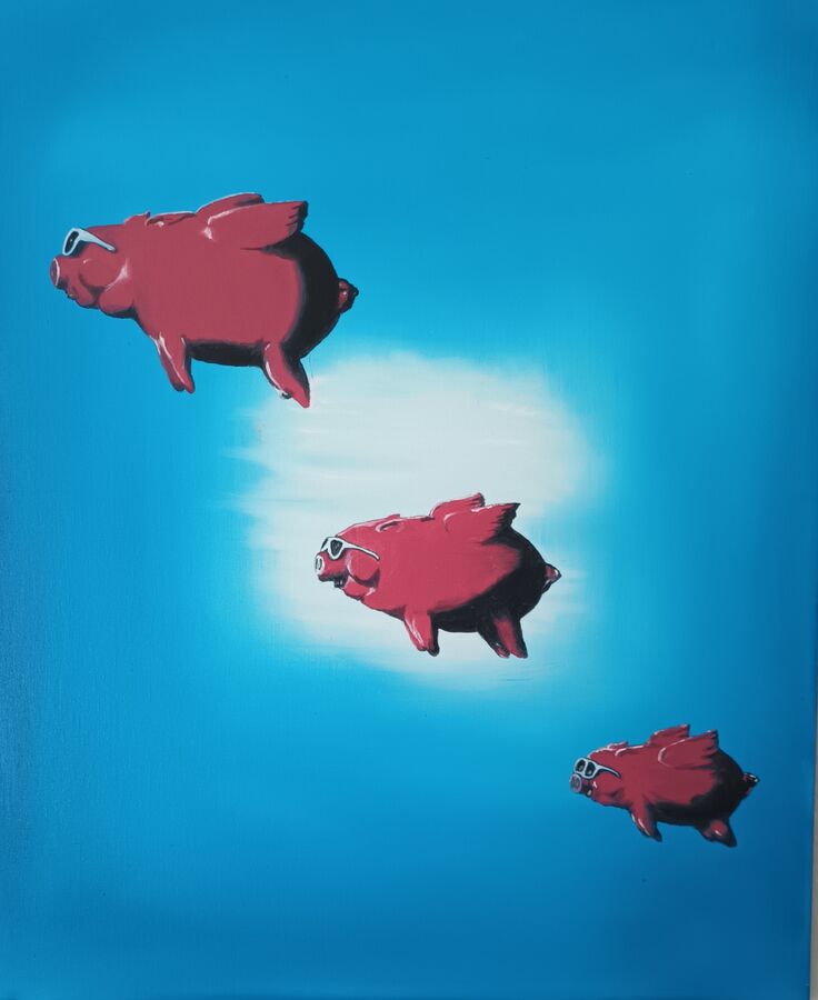 And Pigs might fly - oil