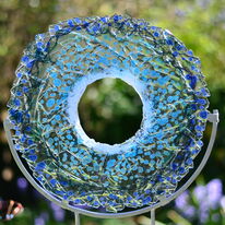 Fused Glass Art: Orbs for your Home and Garden