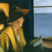 Paintings by Cathy Stringer of animals and children