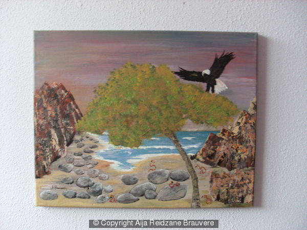 unbearable things - acrylic on canvas