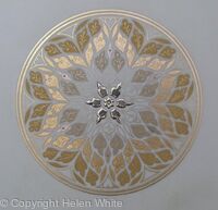 Helen White Gold Leaf Illuminations - Rose Windows